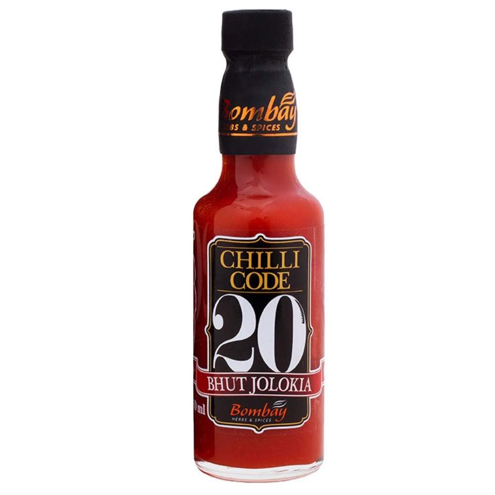 Chilli Code 20 Molho de Pimenta Bhut Jolokia - Bombay Herbs & Spices